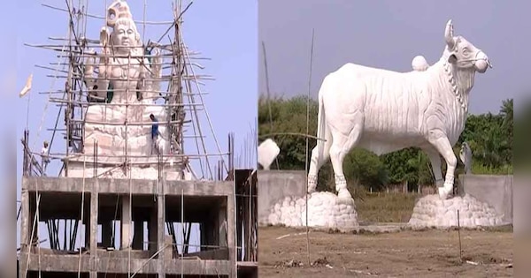 Kailash Mansarovar Dham being built in Bhopal 51 feet and 150 tons of ...