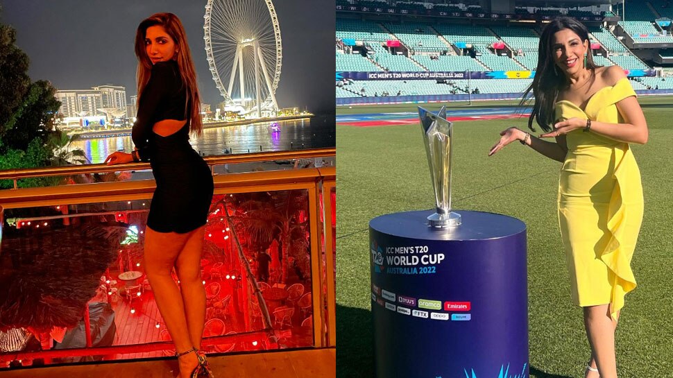 Bhavna Balakrishnan sports anchor in t20 world cup 2022 gorgeous anchor of cricket | Bhavna ...