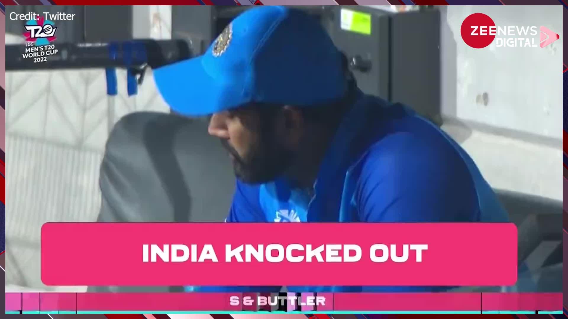rohit sharma crying badly after lossing semfinal match to england in ...