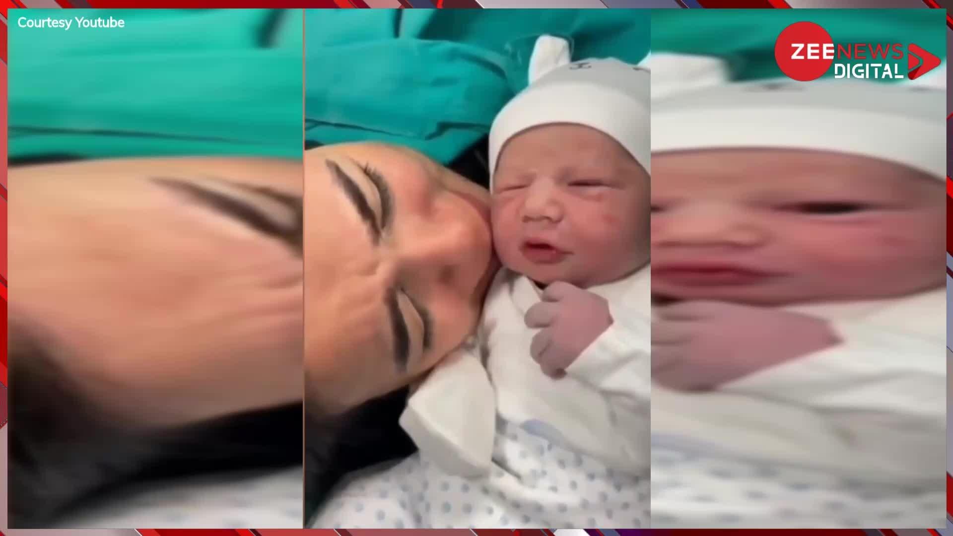 Alia Bhatt with daughter first video viral alia kissing baby girl ...