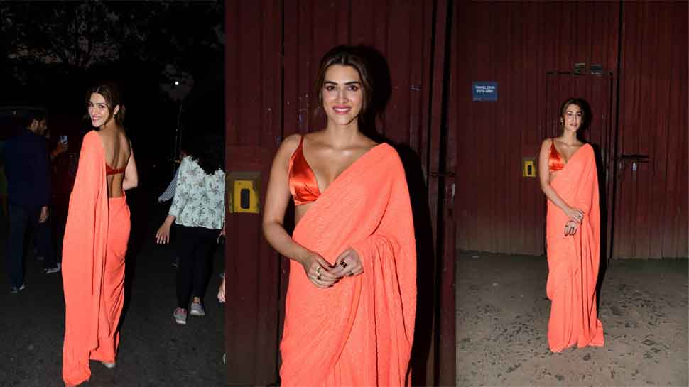 Kriti Sanon Look Hot And Stunning At Varun Dhawan Starrer Bhediya Movie