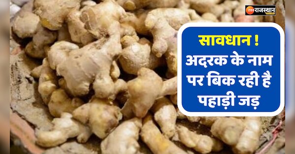 Fake Ginger Beware Pahari root is being sold in the name of ginger this ...