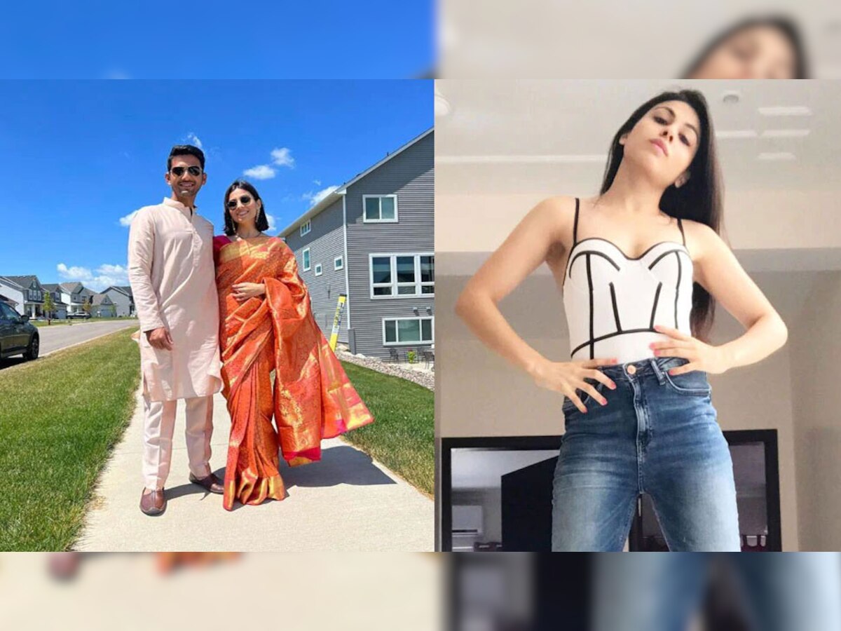 indian player Unmukt Chand and his fitness trainer wife Simran Khosla hot photos | Team India ...