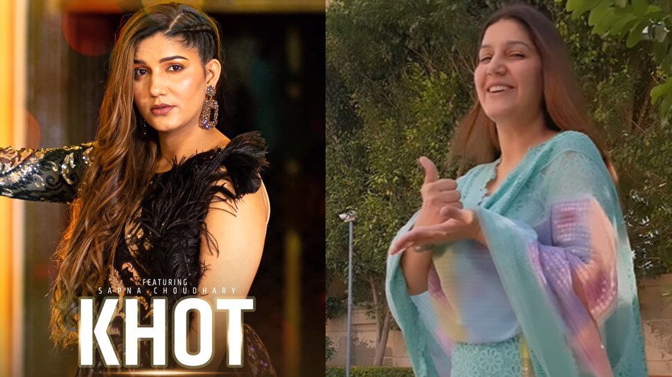 Sapna choudhary new video khot song releasing looking hot in black dress sapna sing song mkph ...