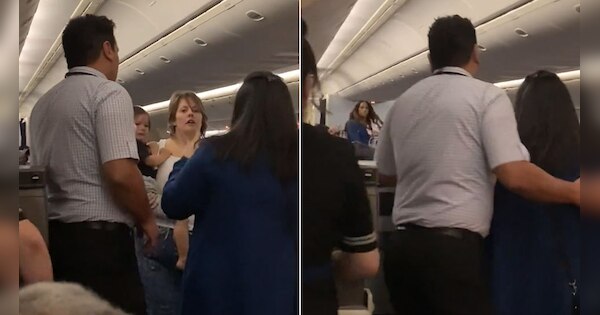 assaulted air hostess by passenger clash angry passenger in airplane ...