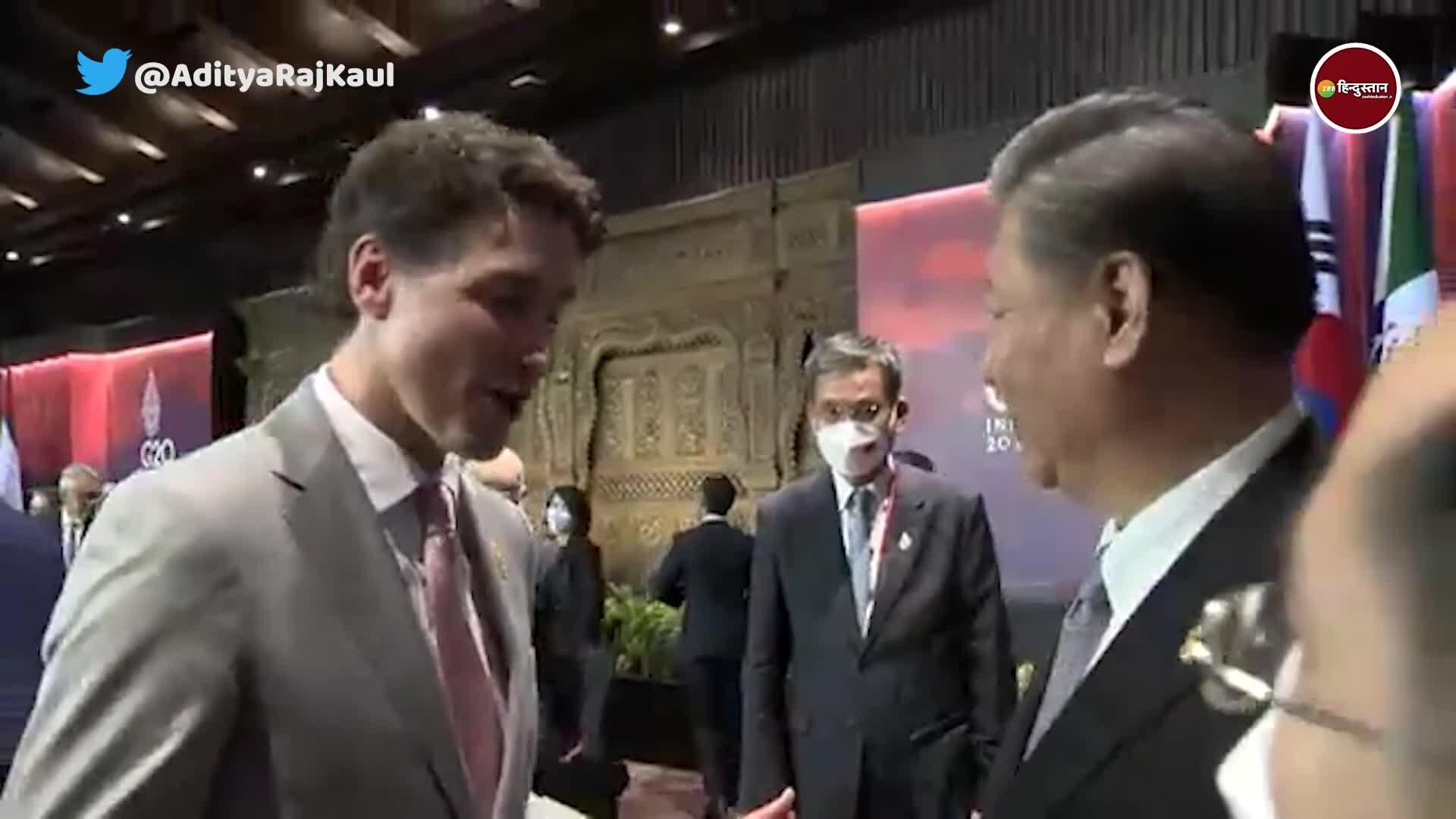 Trending Video Of G20 Summit Where Xi Jinping Justin Trudeau Engage In