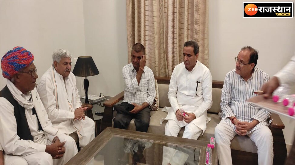 Beawar News RTDC chairman Dharmendra Rathore reached residence of BJP ...