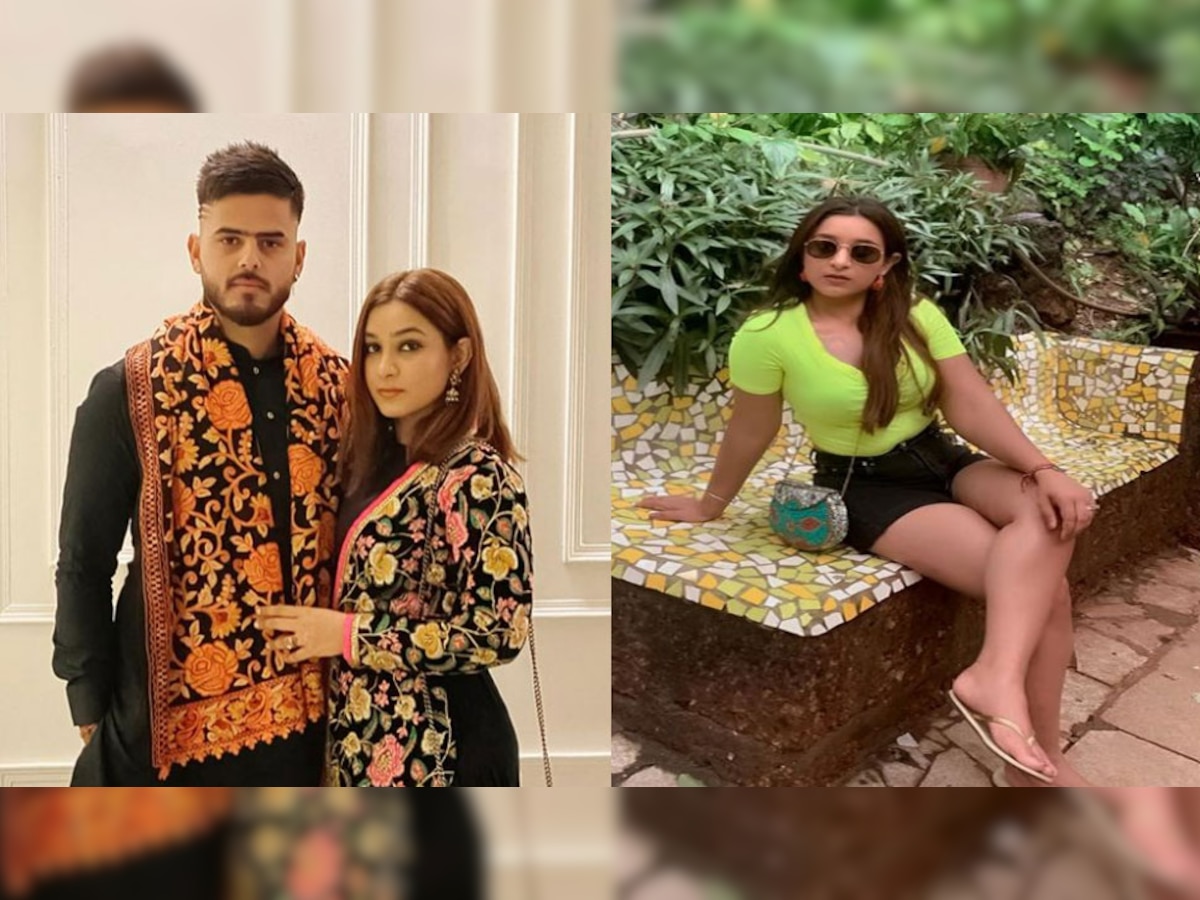 indian cricketer Nitish Rana and his hot wife saachi marwah gorgeous ...