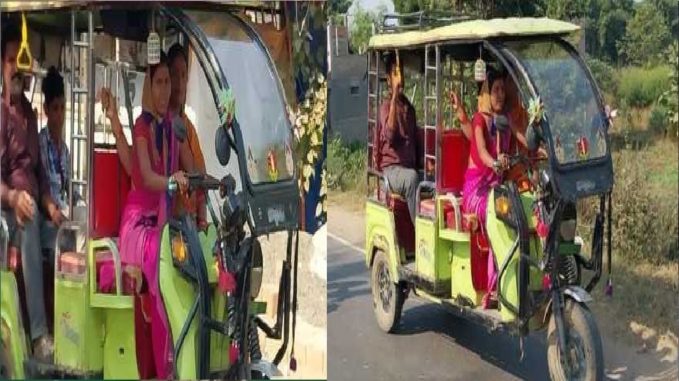 Salute to the courage of lady e rickshaw driver Pinky of Bhagalpur Said ...