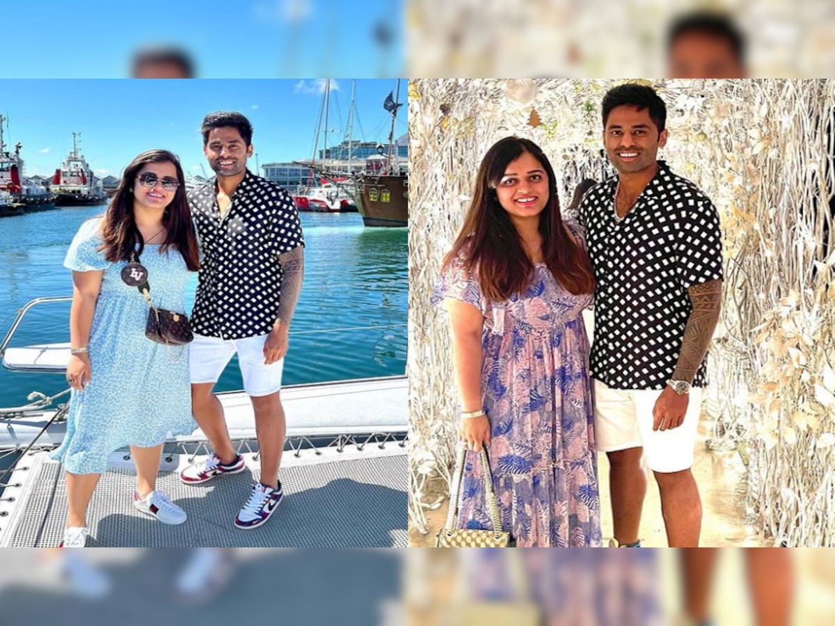 team india player SuryaKumar Yadav and his wife Devisha Shetty romantic ...