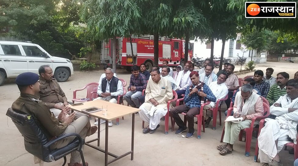 Sapotra CLG members meeting was organized these people were present ...