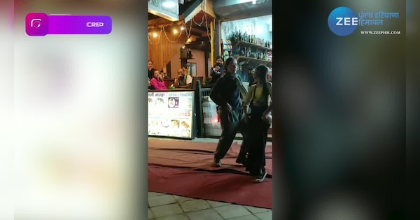 nepal viral video foreigner tourist girl dances on bollywood song aankh marey infront of public ...