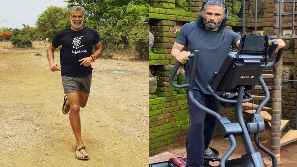 Suniel shetty to milind soman most fit actors of bollywood | Bollywood ...