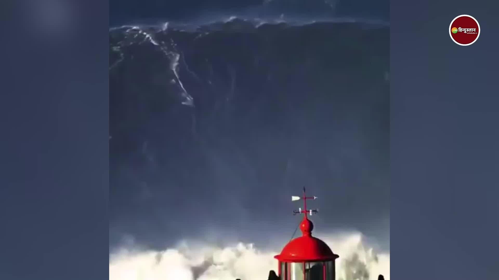 a German surfer rode a 115 feet tall wave at Nazare Portugal 2018 | 115 ...