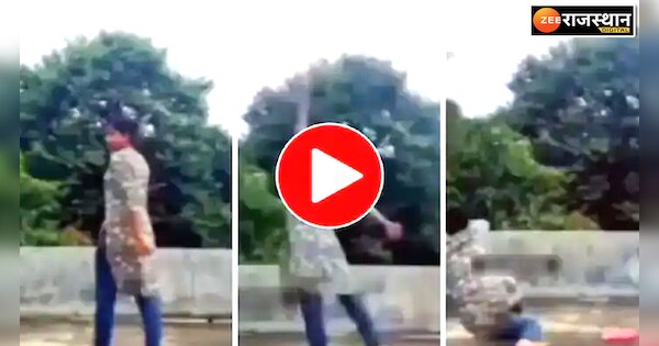 trending entertainment girl fall while dance on roof due to thundering ...