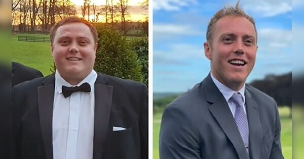 man returns home after seven months losing 63 kilo watch family ...
