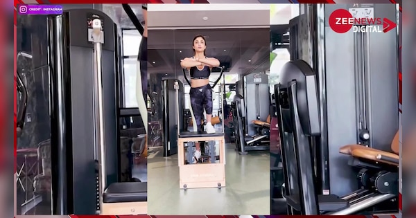 shilpa shetty hottest gym look ever seen during workout flaunts hot ...