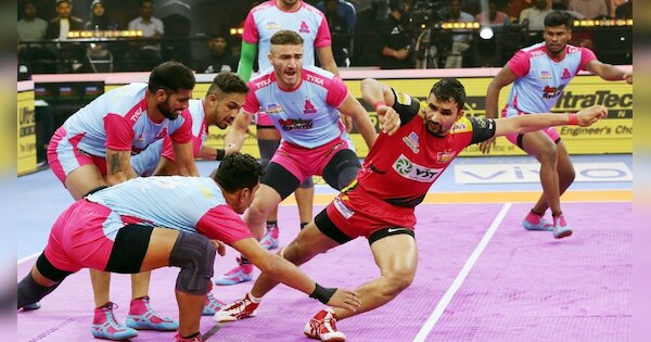 Jaipur Pink Panthers vs Bengaluru Bulls vivo Pro Kabaddi League 2022 ...