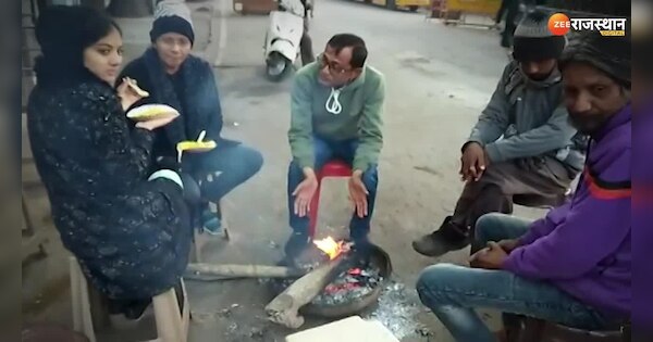 Rajasthan Weather Frozen snow in Mount Abu after 11 years in November ...