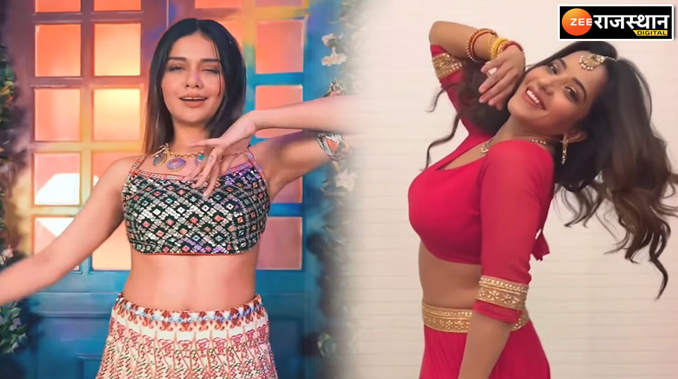 Viral Video fierce fight between Monalisa and Divya Agarwal song Resham Ka Rumal | Viral Video ...