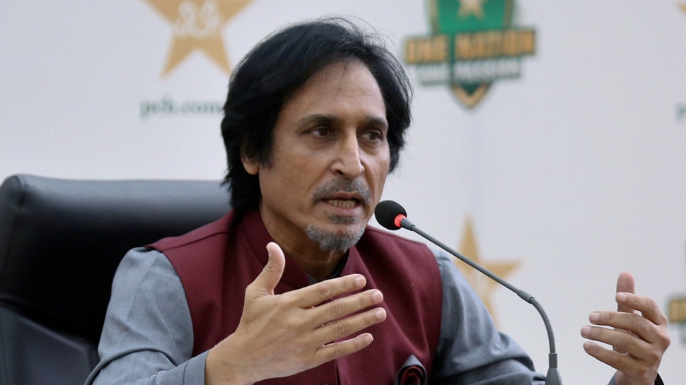want to go india to play cricket world cup but india has to come for asia cup in pak says rameez ...