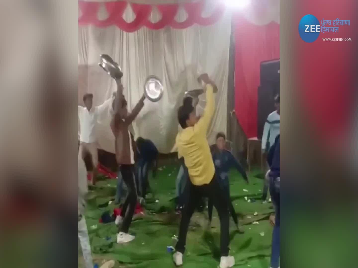 barati dance in wedding with bartan in marriage gone viral see funny ...