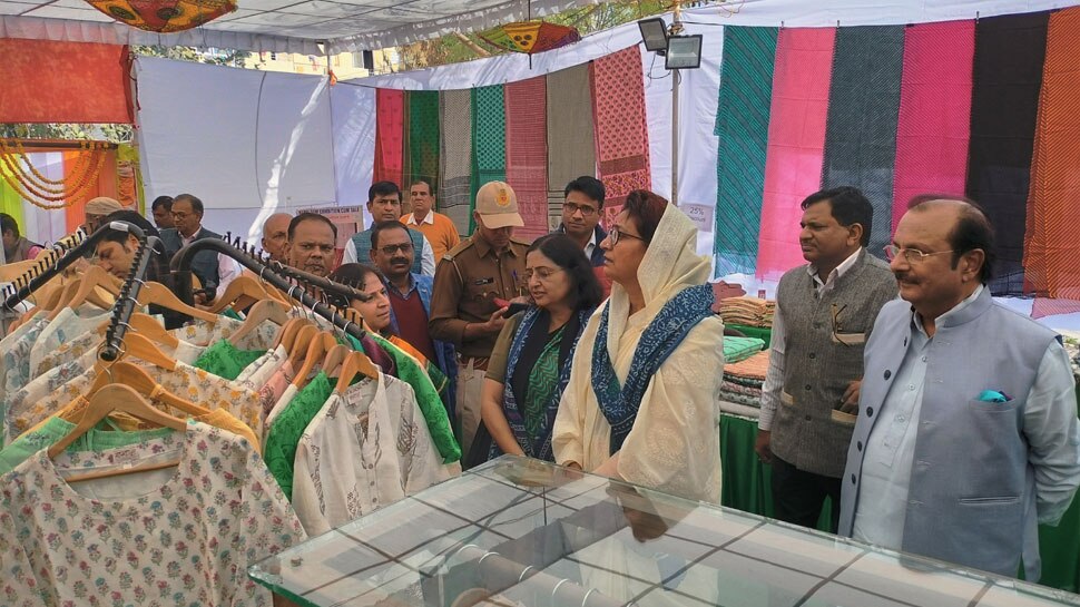 Jaipur: The art of famous weavers of Rajasthan got a platform, Industry ...