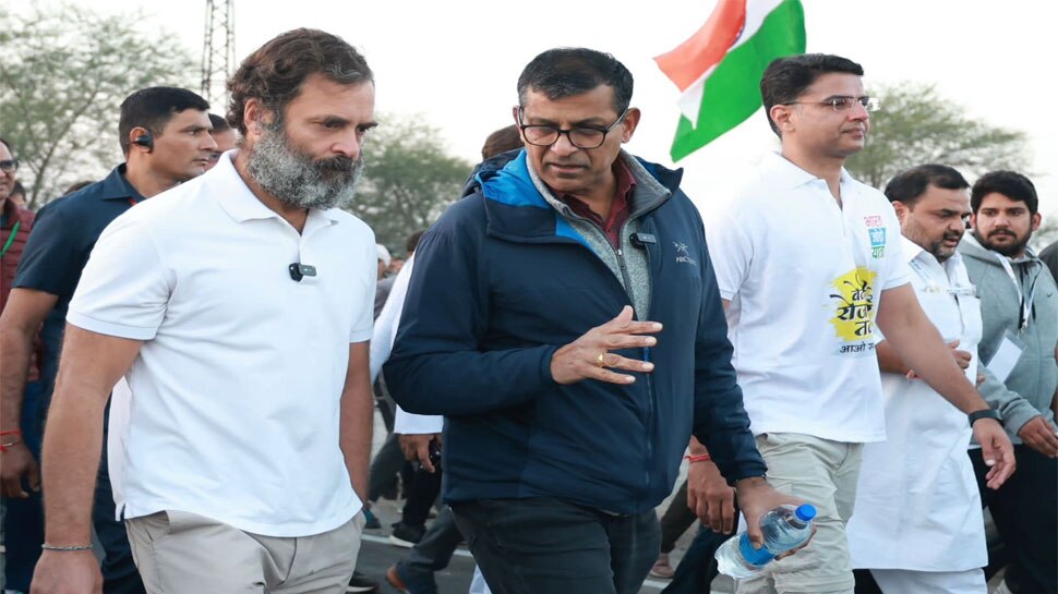 with rahul gandhi and sachin pilot mukesh bhakar join bharat jodo yatra ...