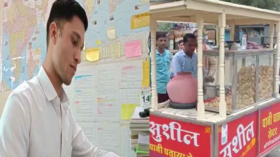 Father sells Panipuri thela neemuch son become pilot in Air Force india ...