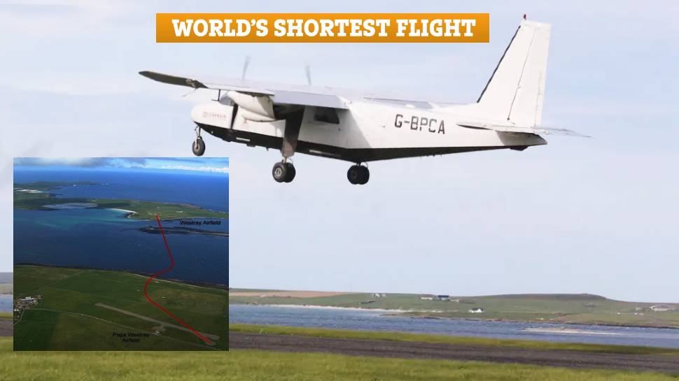 Worlds Shortest Commercial Flight is Just 47 Seconds photo gallery ...