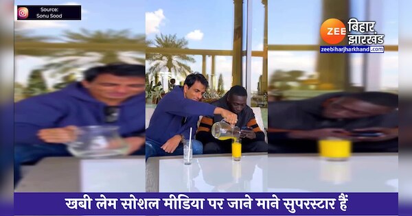Sonu Sood was seen with famous comedian Khabi on Instagram netizens ...
