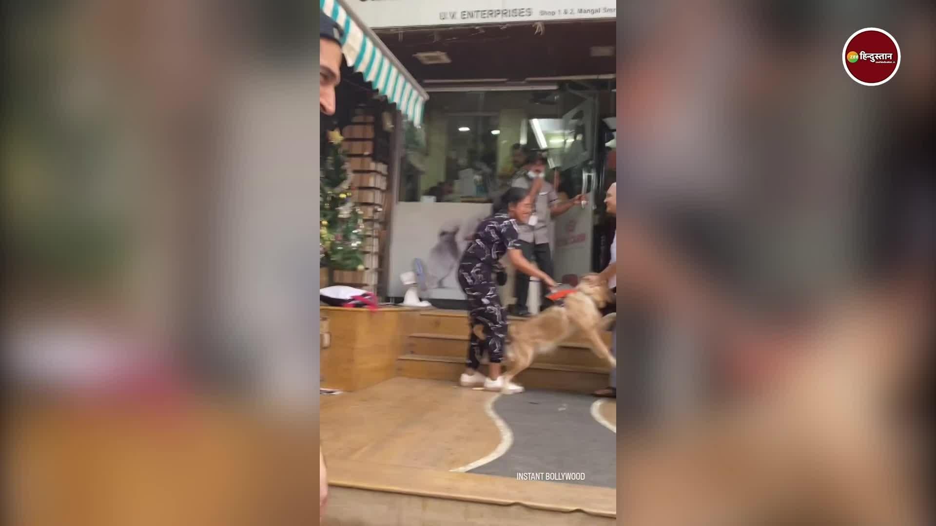 bollywood actor aditya roy kapoor spotted with his cute pet dog at ...