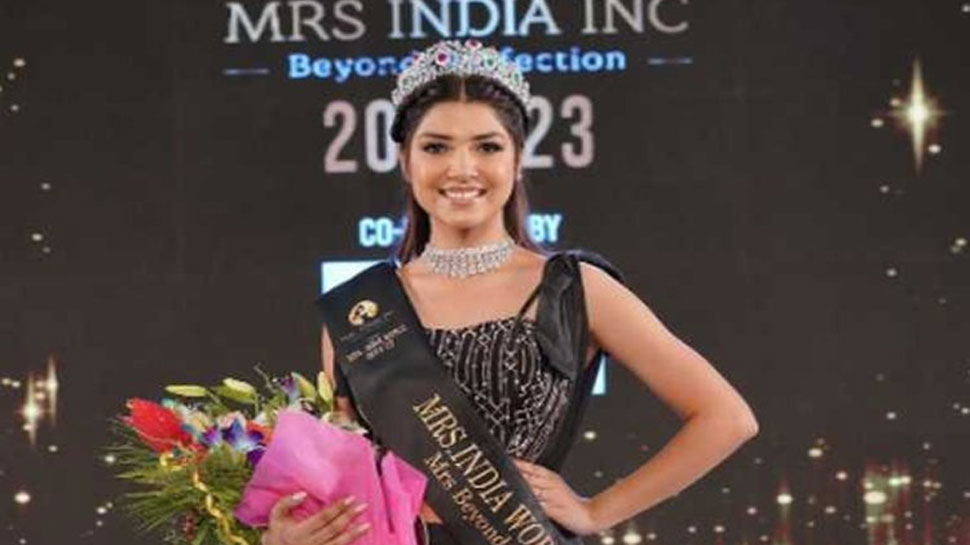 winner of Mrs World 2022 sargam kaushal Title returned to India after ...