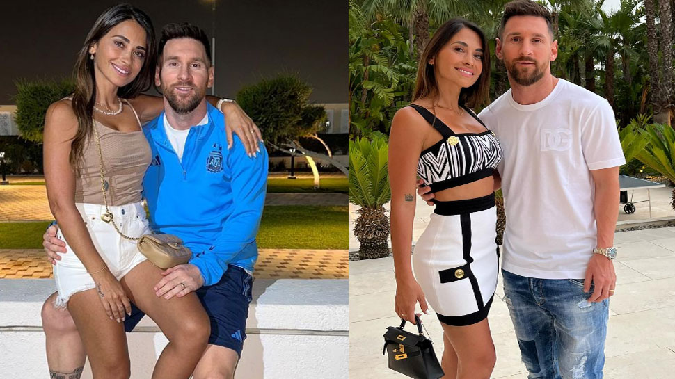 Lionel Messi celebrate fifa world cup final win with wife Antonela ...