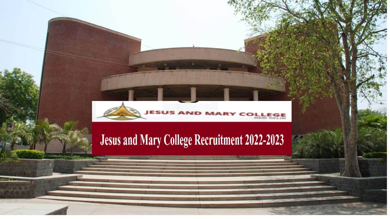 Government Jobs Jesus and mary college Assistant Professor bharti best ...