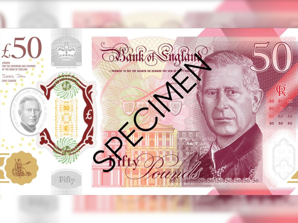 First look of banknotes bearing King Charles III revealed, to enter UK ...
