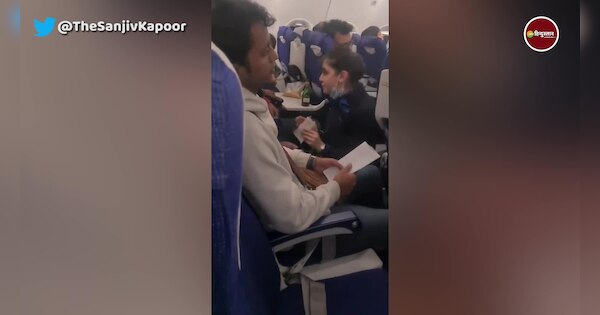 Passenger Seen Shouting At Air Hostress In Istanbul To Delhi Flight For