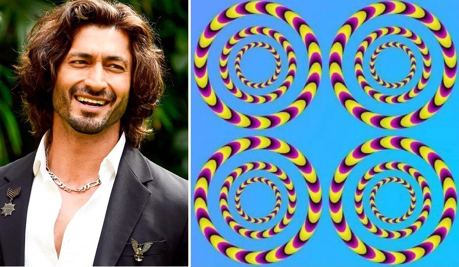 Optical Illusion: Vidyut Jammwal shared stress level test find your ...