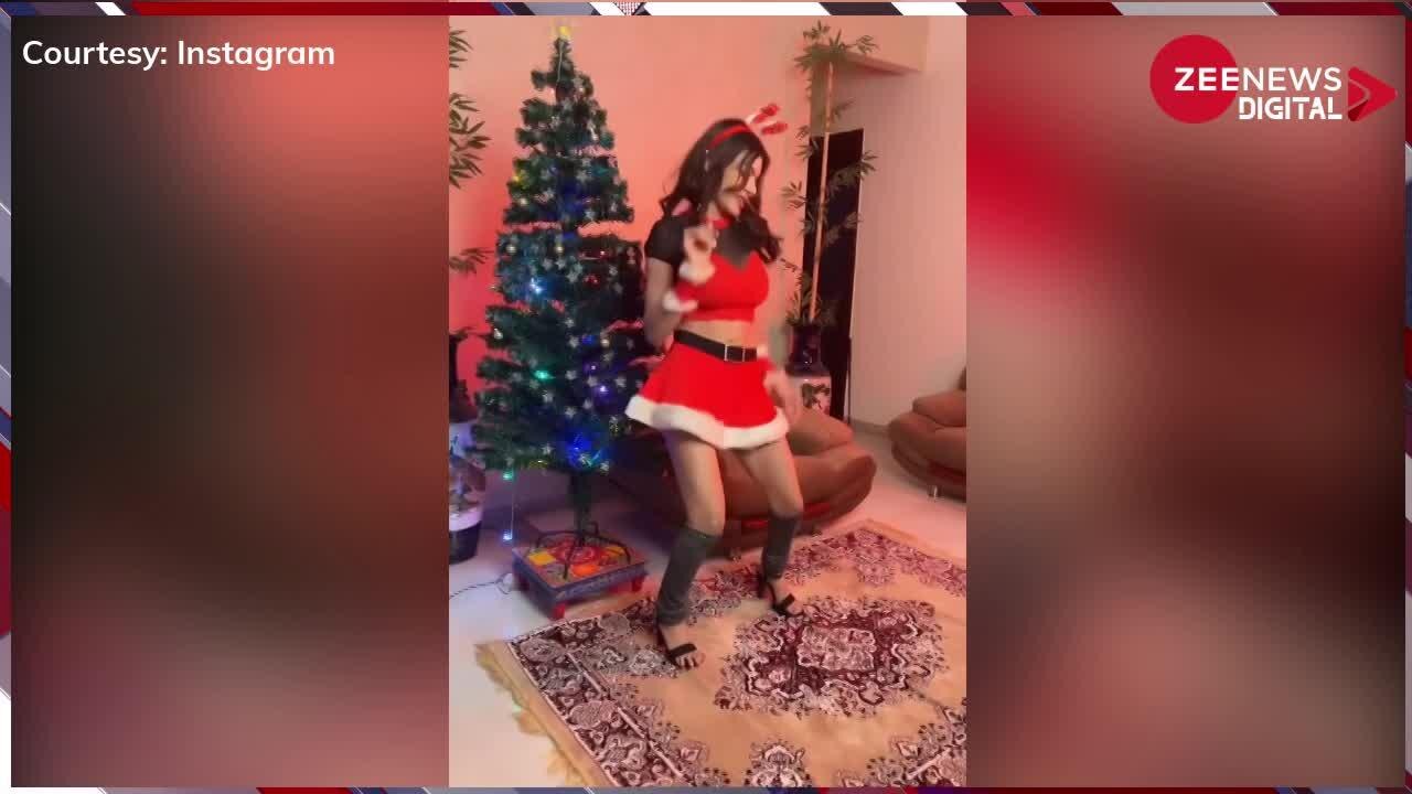 Superhot Superhot sherlyn chopra flaunts her stunning dance moves in hot red mini skirt with ...