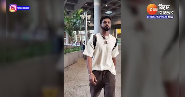 Shreyas Iyer spotted at airport looked dashing in casual look ...