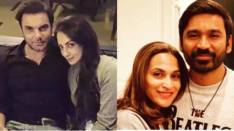 Goodbye 2022 Bollywood Celebs Divorce in 2022 Dhanush Aishwarya Sohail ...
