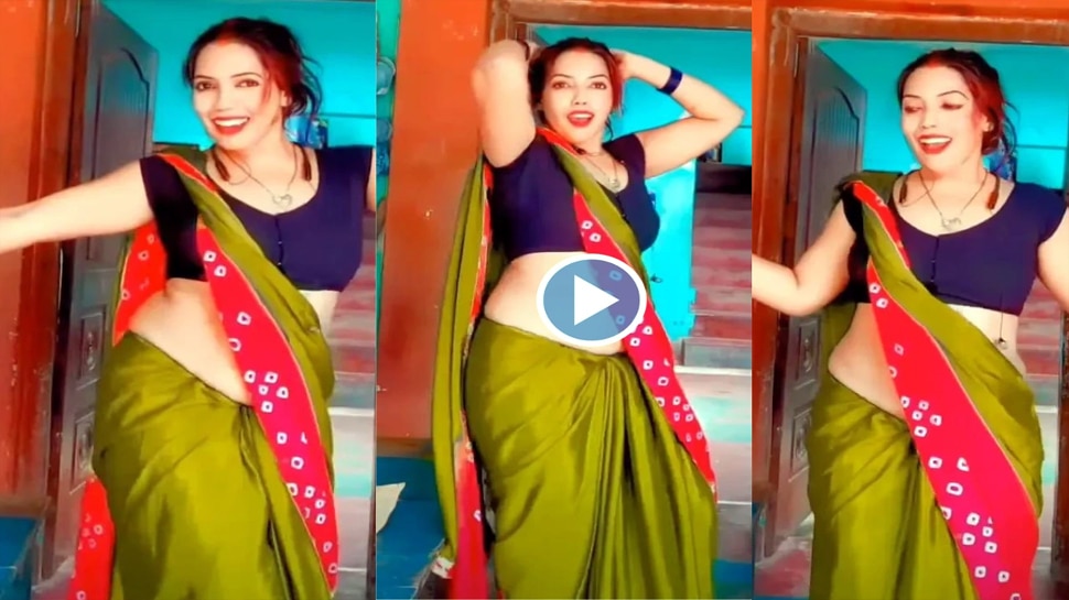 Bhabhi dance video Bhabhi Jhanatedaar dance on Ooh la la leaves Vidya Balan far behind watch ...