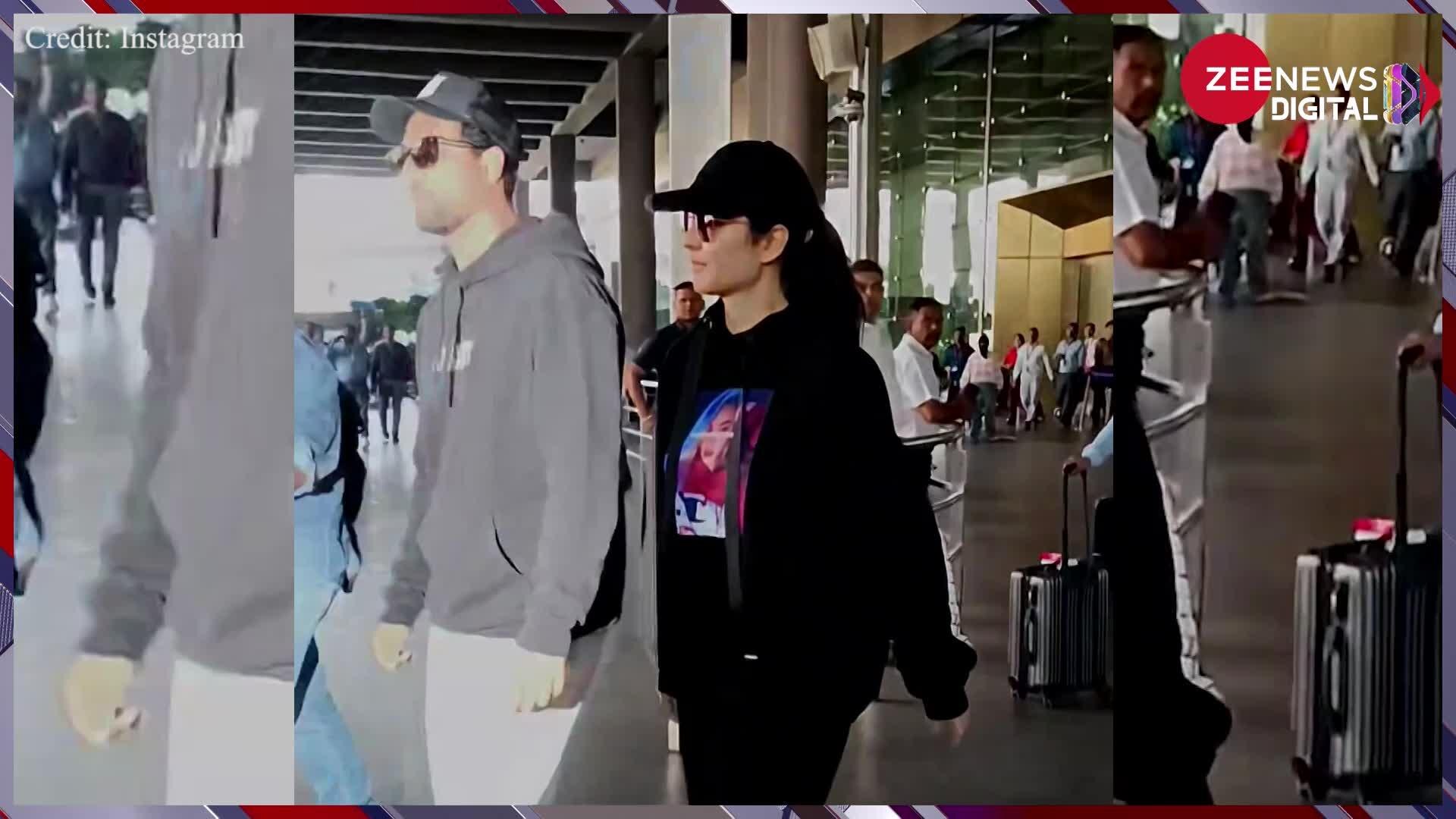 katrina kaif latest bold pics in superhot black outfit with vicky ...