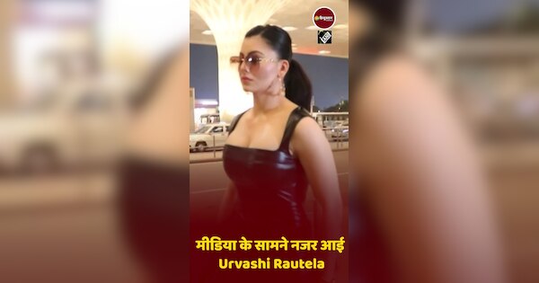 urvashi rautela spotted in front of media after rishabh pant accident and had oops moment ...