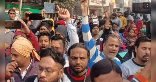 Delhi Girl Dragged Case Aap Protest Outside Lg Office Police Use