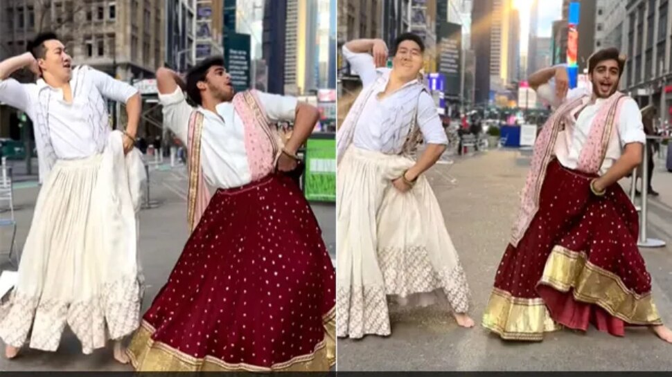 Viral Video Canadian Dancer Joins Indian YouTuber To Recreate Dola Re ...