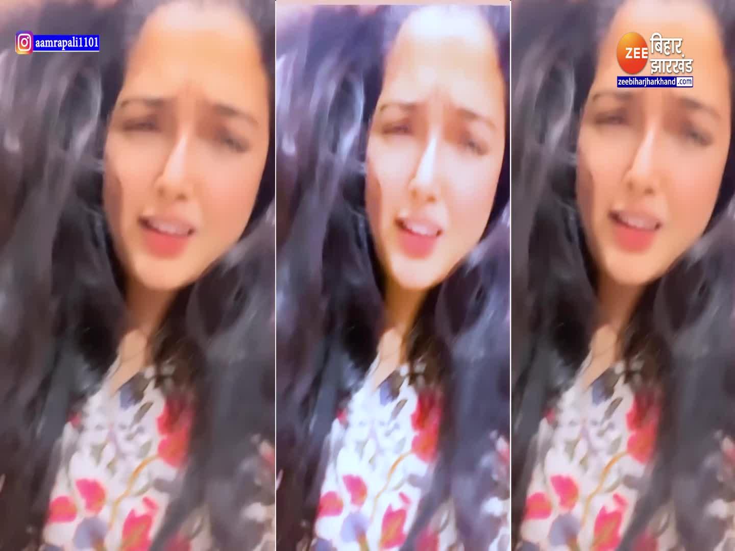Amrapali Dubey did lip sync on Bhojpuri rap song won hearts of fans ...
