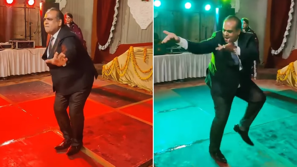 Uncle dance alone on the dance floor at the wedding video create a stir ...