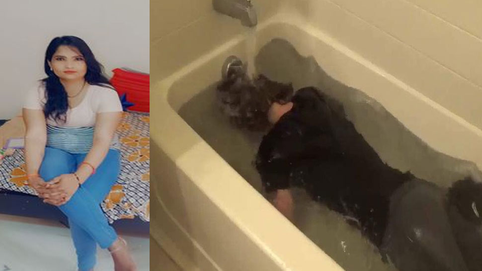 alwar news Indu who worked in a spa died in the bathroom started this work after separating from ...