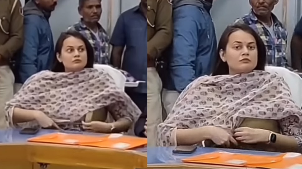 IAS Tina Dabi fixing her clothes her Fan said a big thing about dirty ...